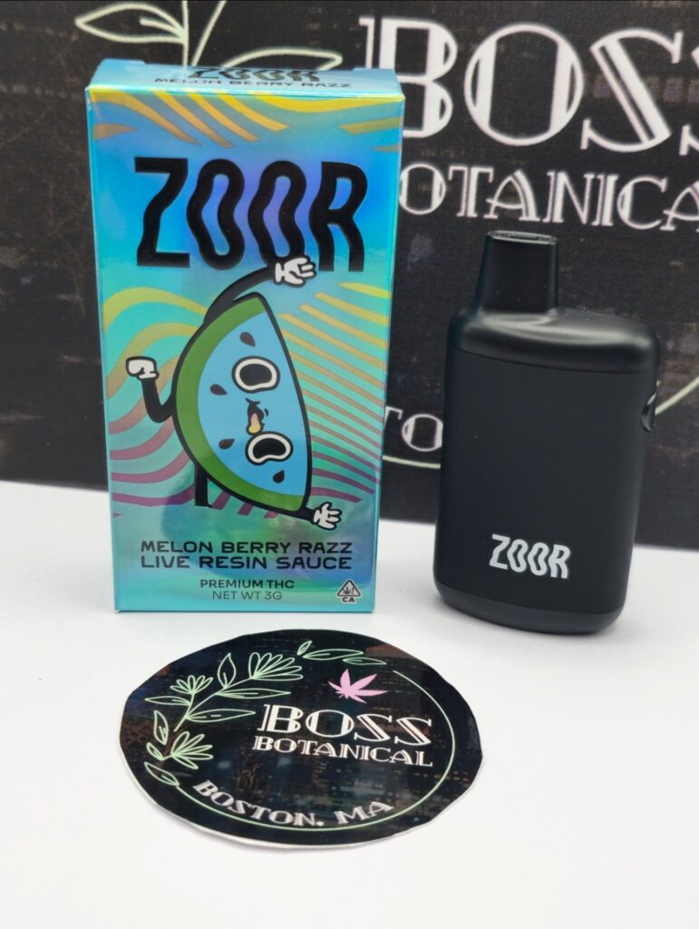 ZOOR 3g Disposables LIVE RESIN SAUCE (Upgraded Device!) – Boston Botanical